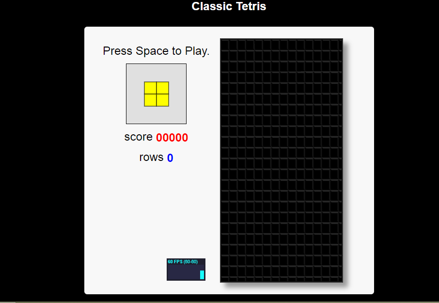 Classic Tetris Game in JavaScript Free Source Code | SourceCodester Classic Tetris Game in JavaScript Free Source Code | SourceCodester